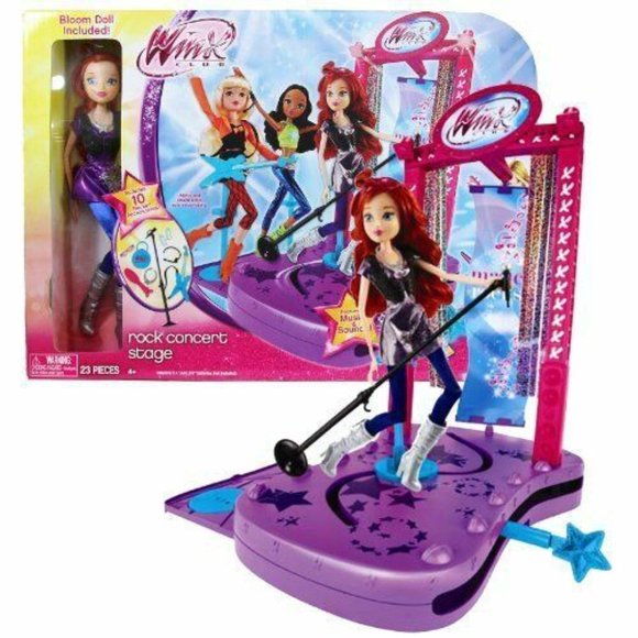 Jakks | Toys | New Winx Club Rock Concert Stage With Bloom Doll ...